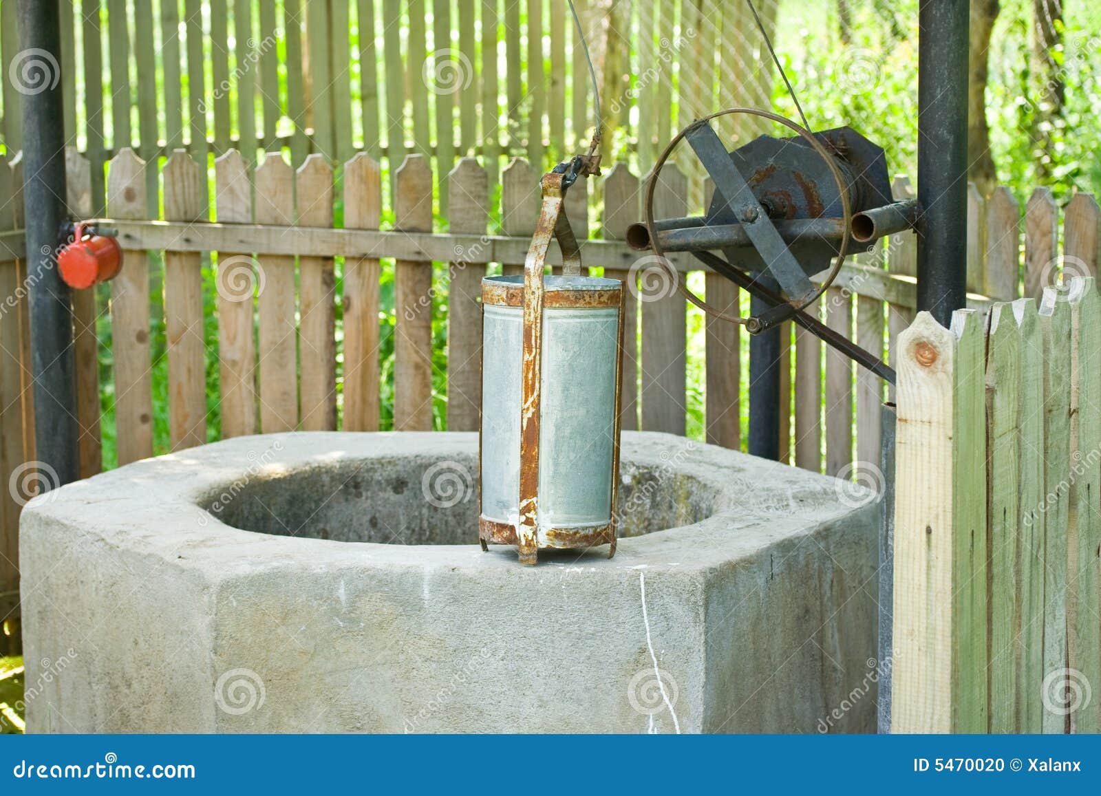 Old well stock photo. Image of architectural, green, decorative - 5470020