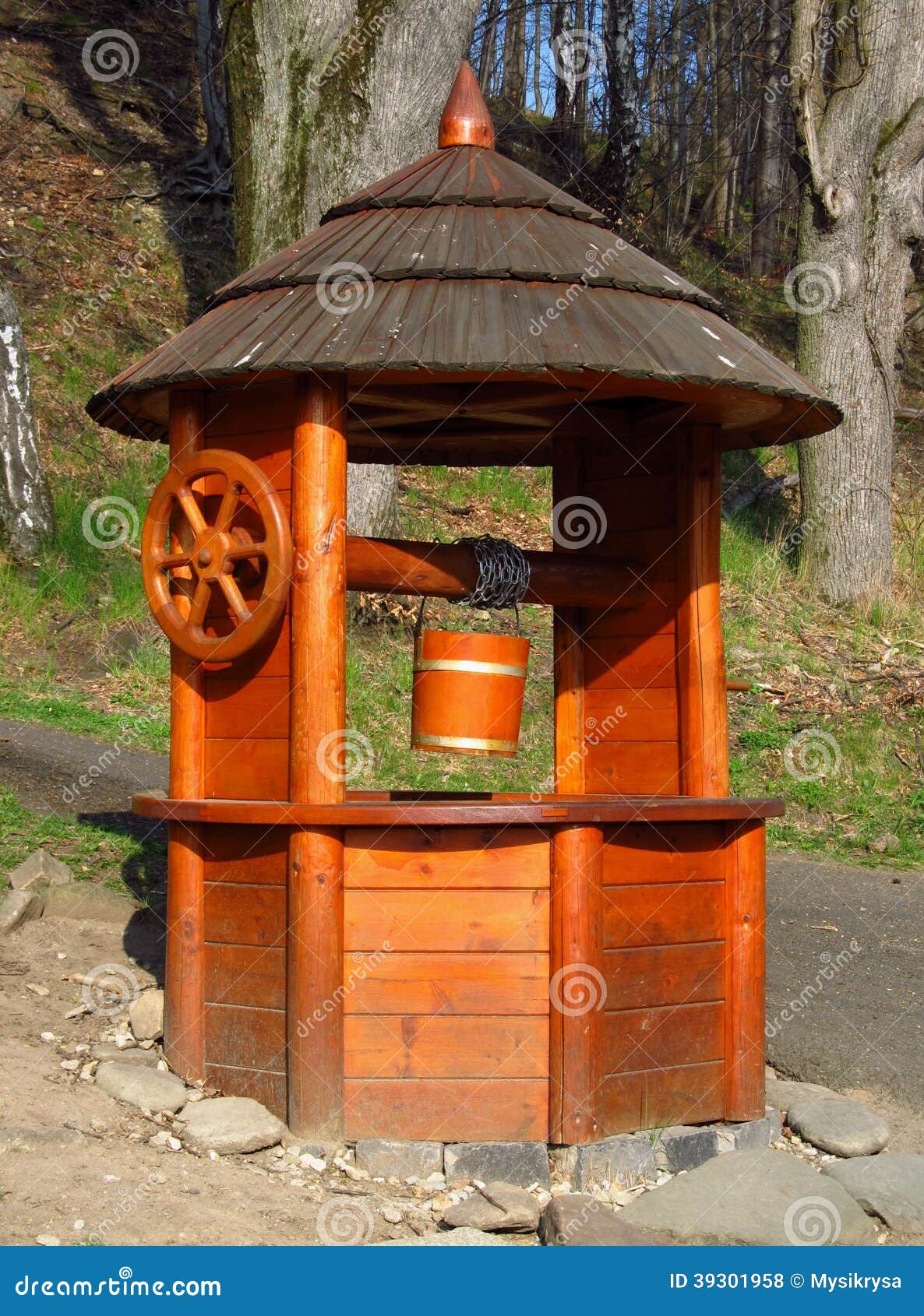 An old well stock photo. Image of wood, history, retro - 39301958