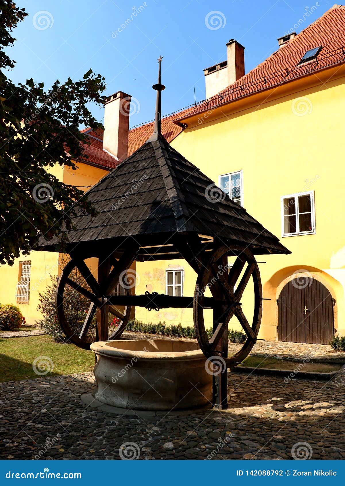 Old well stock photo. Image of architecture, outdoors - 142088792