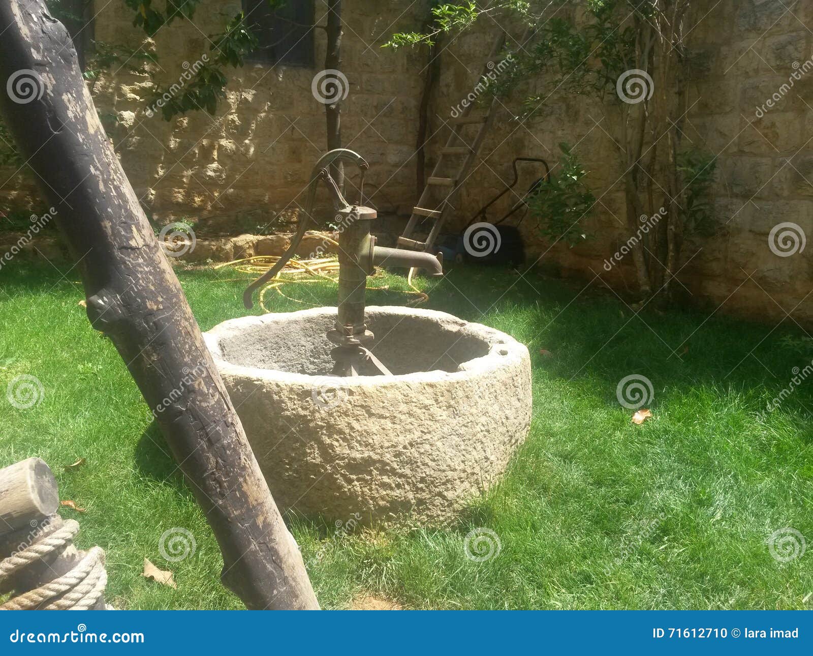 Old well stock photo. Image of waterwell, stone, oldwaterwell - 71612710