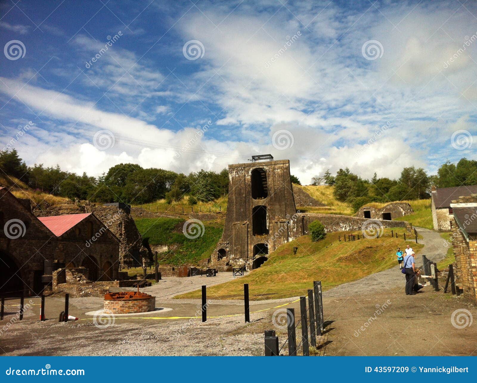 Old welsh mine stock image. Image of tourism, village - 43597209