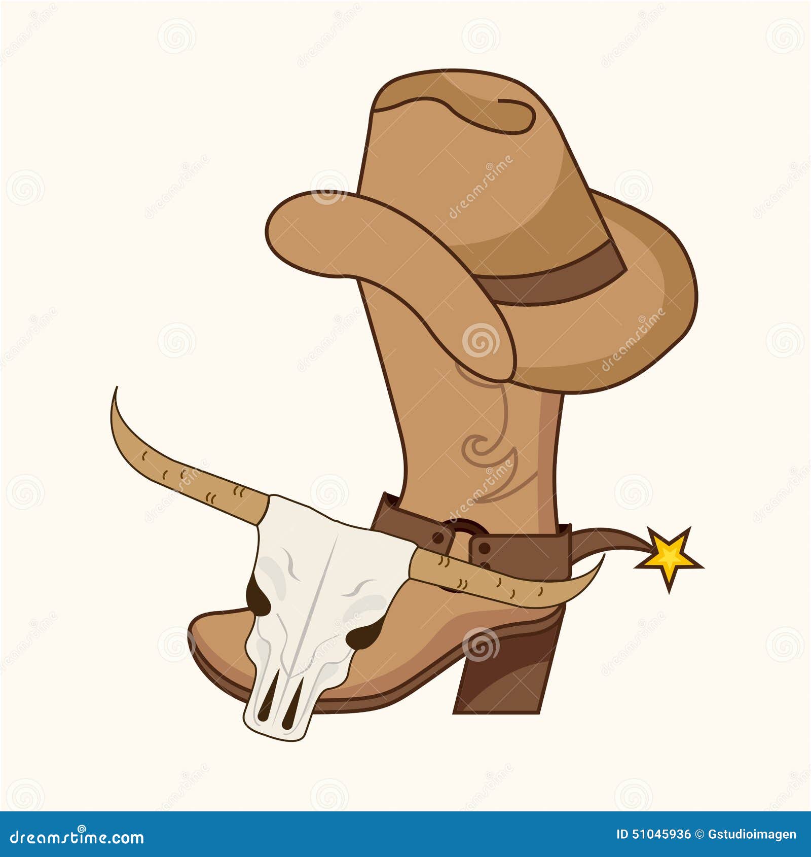 Old west stock vector. Illustration of vector, retro - 51045936