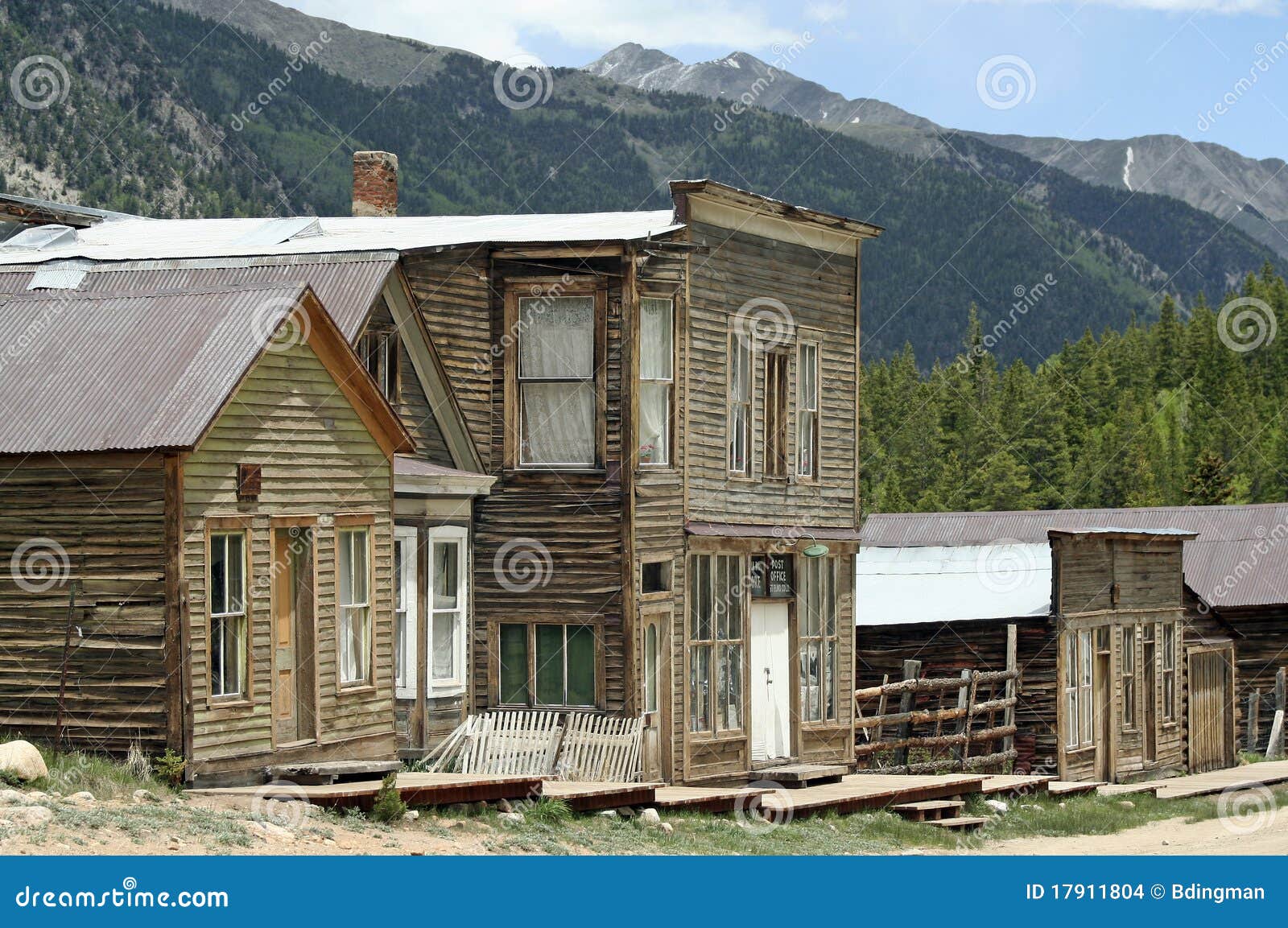 Old West Ghost Town stock photo. Image of america, 19th - 17911804