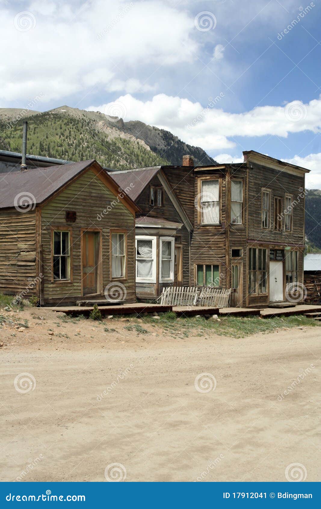 Old West Ghost Town stock image. Image of colorado, deserted - 17912041