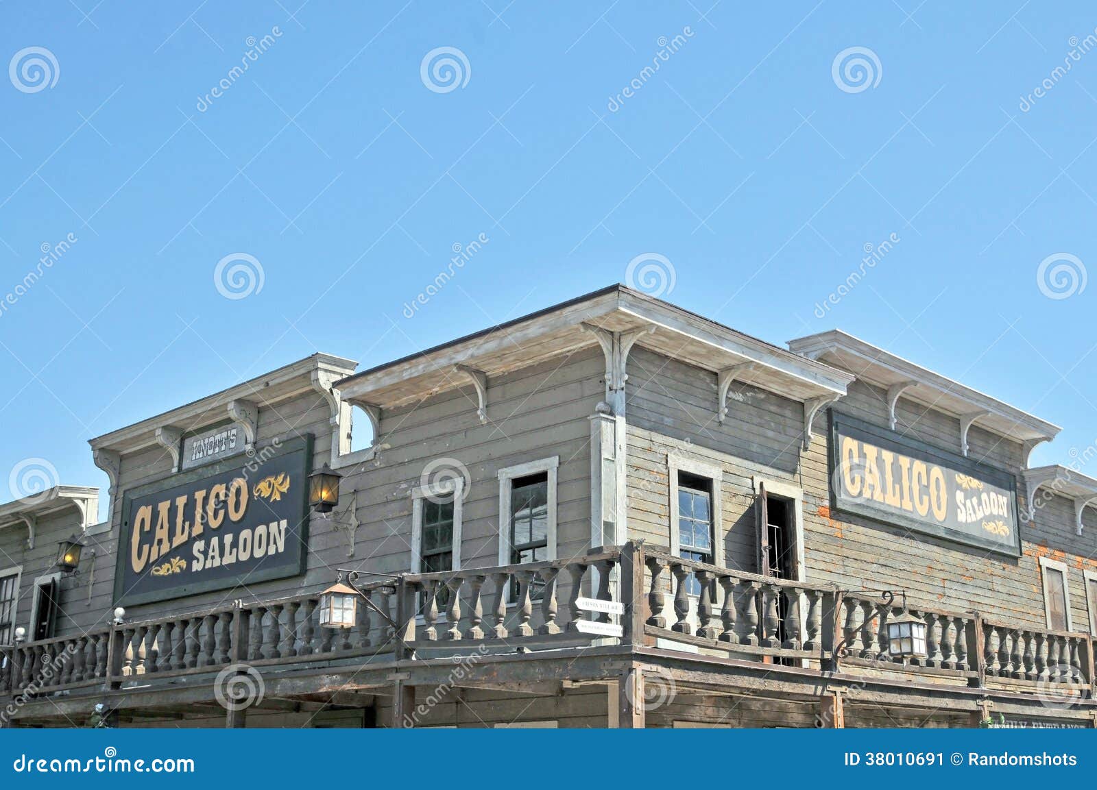 Old West Saloon Exterior