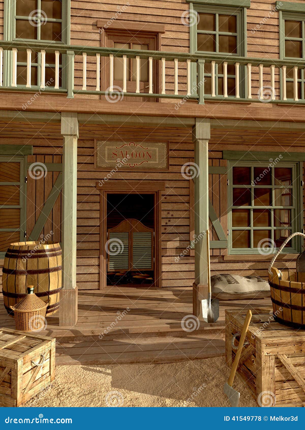 Old West Saloon: Authentic Interior Snapshot From Yesteryears Royalty ...