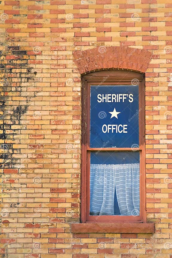 Old West Sheriff s Office stock image. Image of historic - 17819653