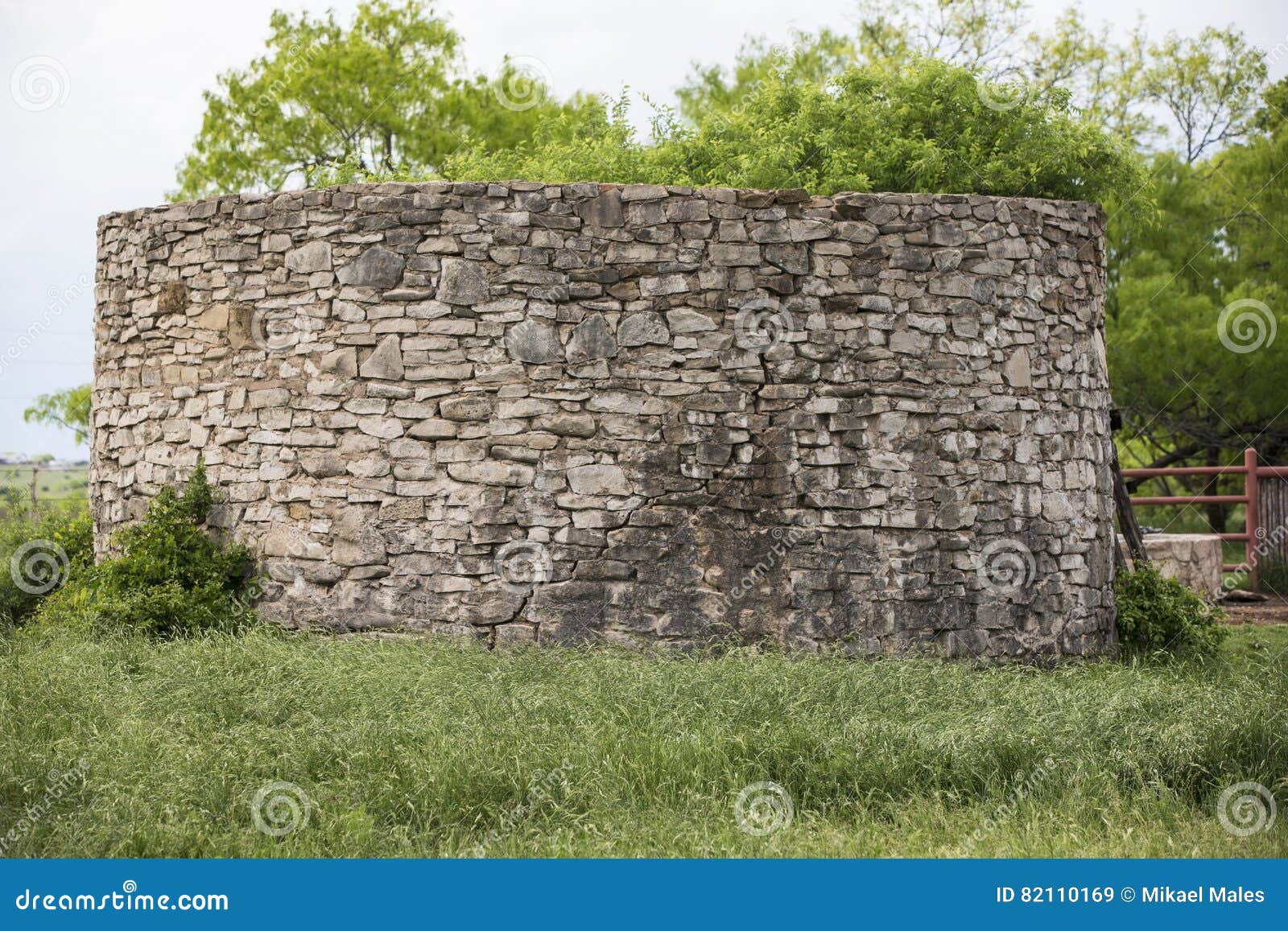 Brick Water Well With A Wooden Roof Royalty-Free Stock Photography ...