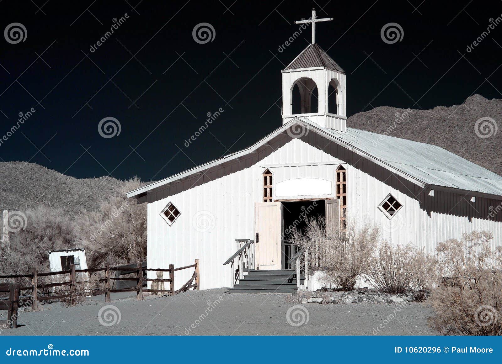 Old Western Church stock photo. Image of picturesque - 10620296