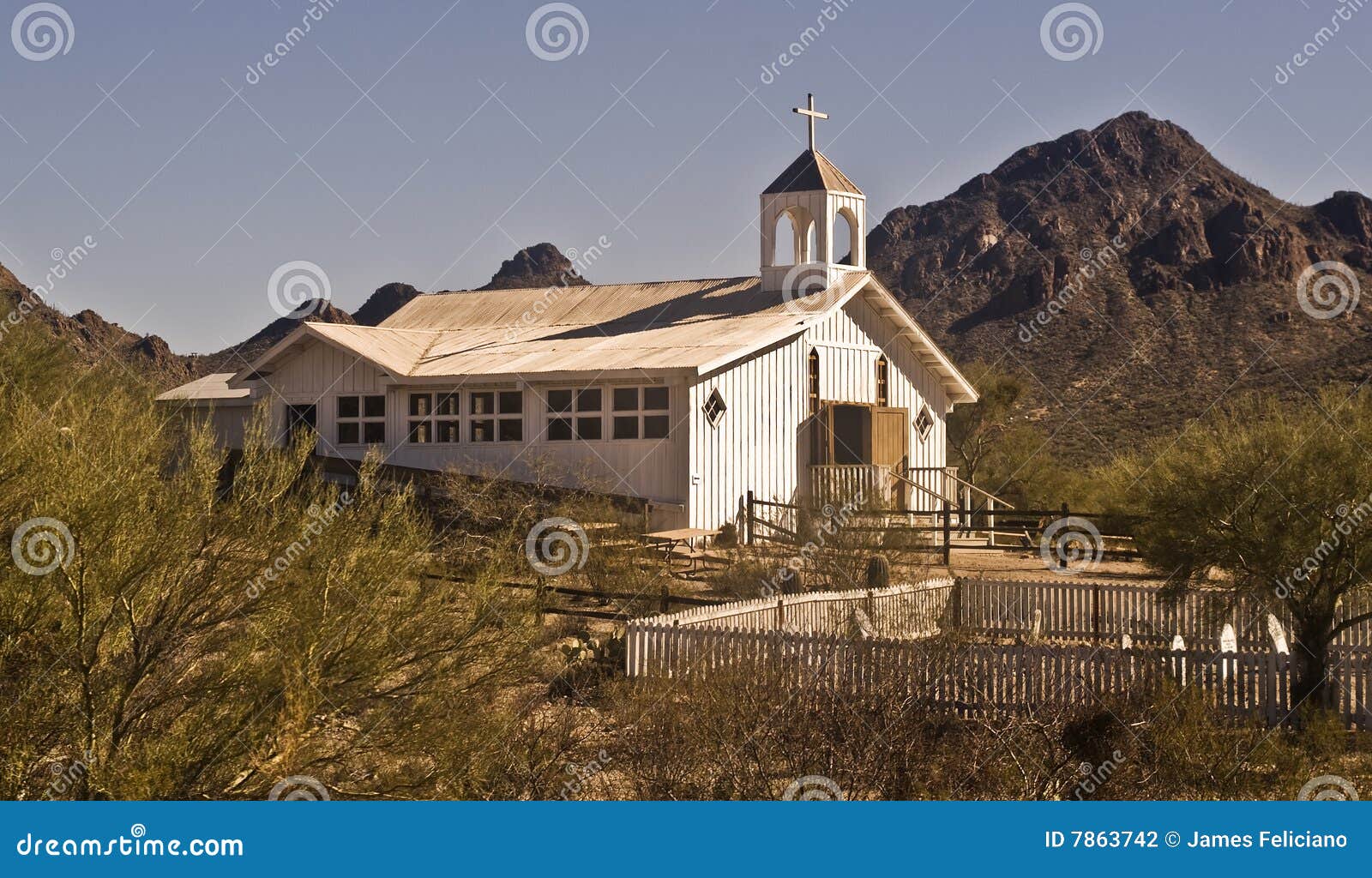 Old Western Church stock photo. Image of sonora, west - 7863742