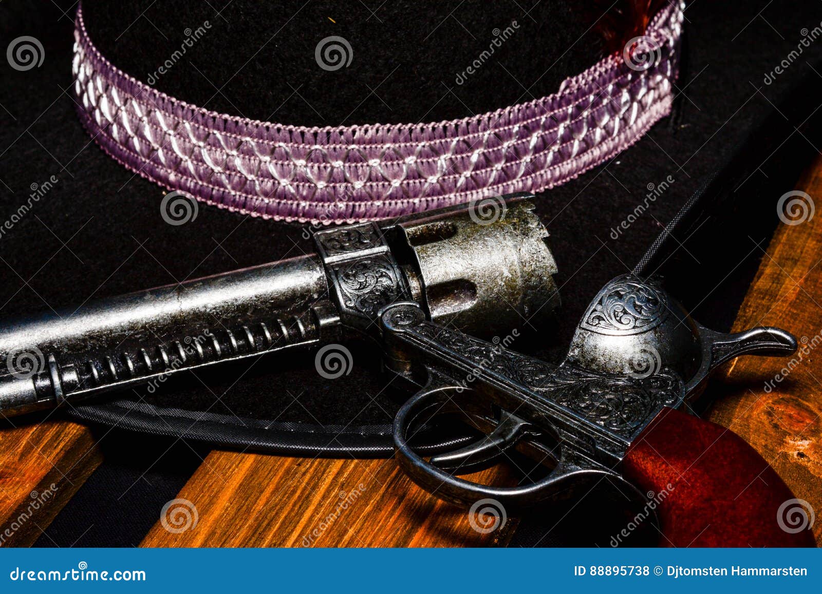 Old western gun editorial stock photo. Image of clouds - 88895738