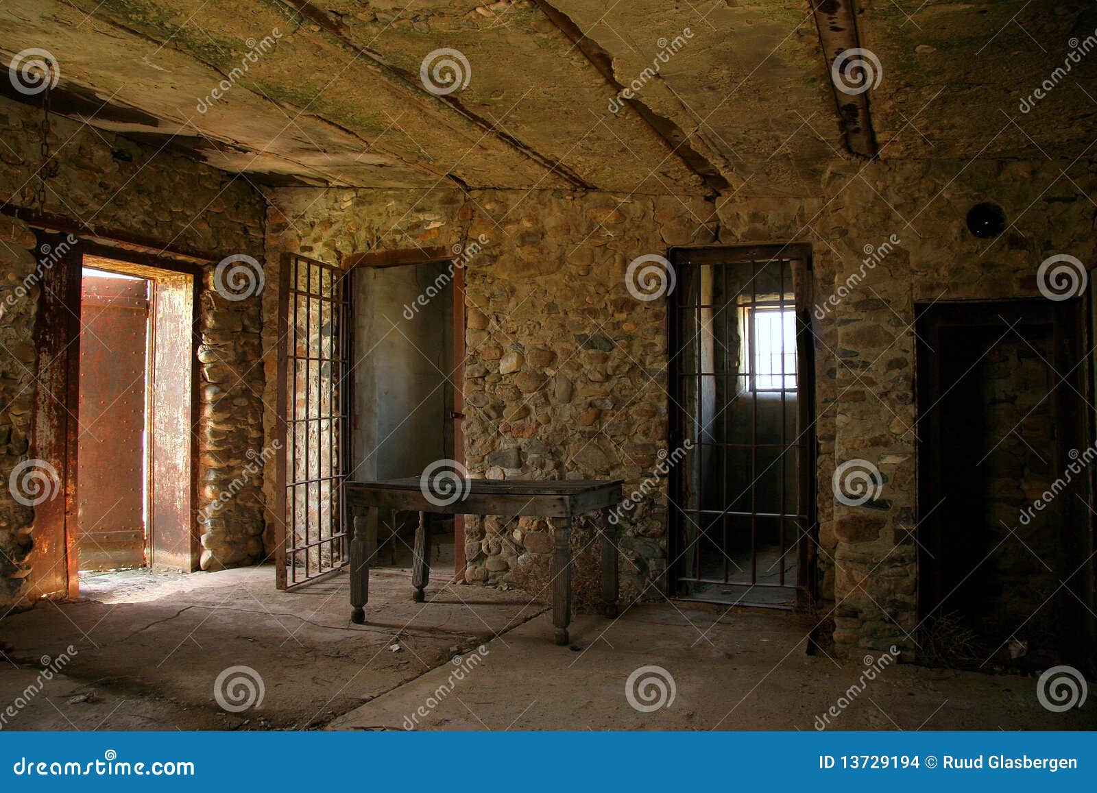 Old Western Prison Royalty-Free Stock Photography | CartoonDealer.com ...