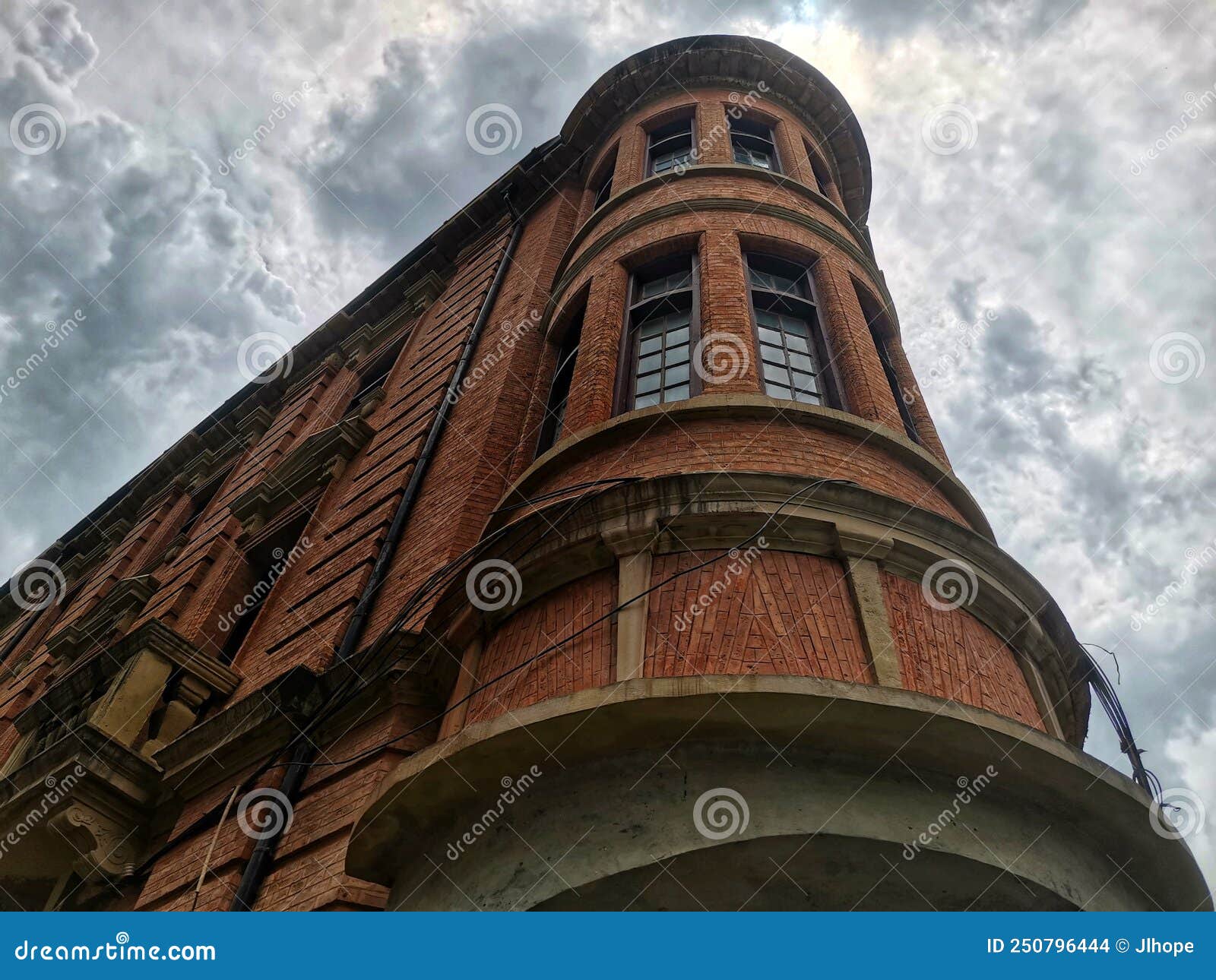 Old Western Style Red Brick Buildings Stock Photo - Image of buildings ...