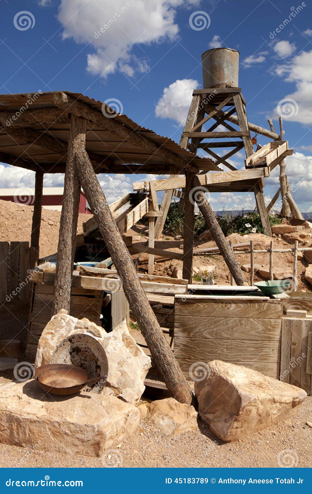 Old western theme scene stock image. Image of water, troth - 45183789