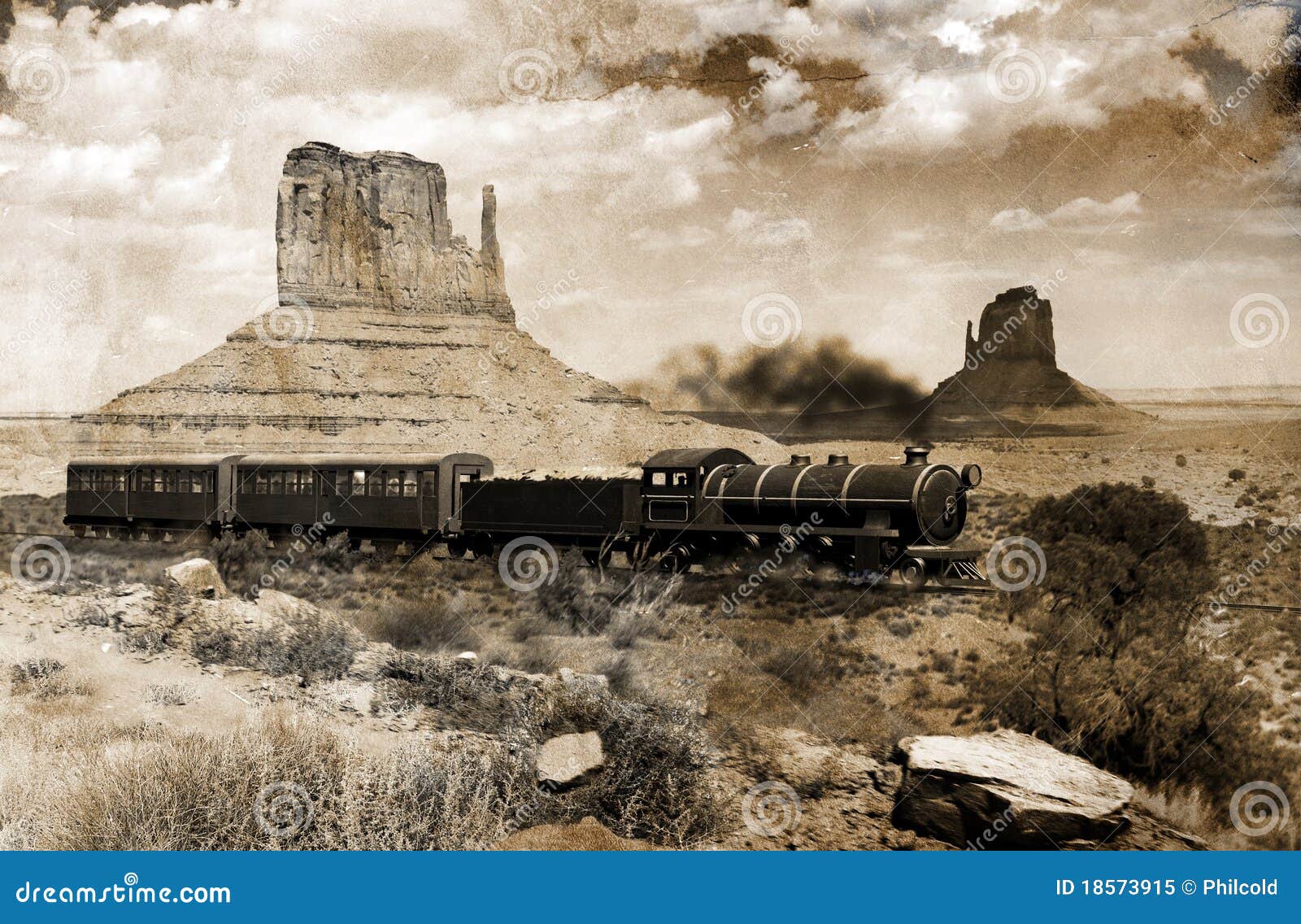 Old western train stock illustration. Illustration of oldie - 18573915