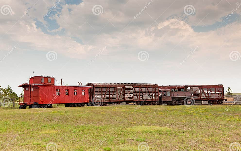 Old Western Train stock image. Image of dakota, transportation - 27523507