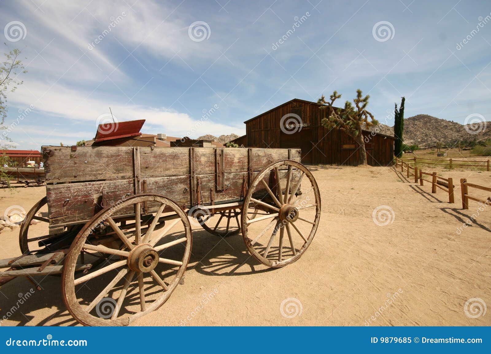 Old Western Wagon stock image. Image of desert, west, horsedrawn - 9879685