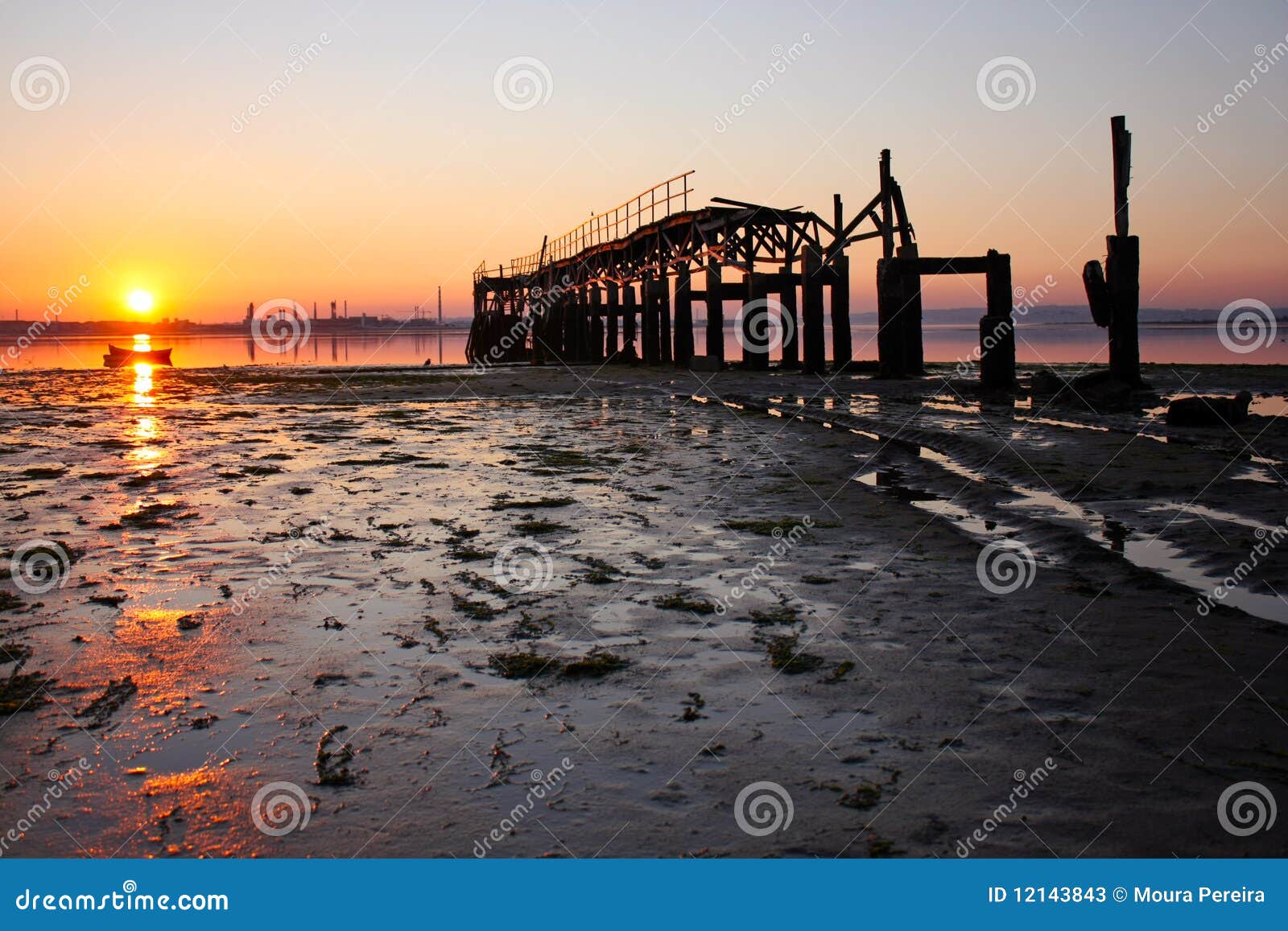 Old Wharf stock image. Image of tranquility, vacation - 12143843