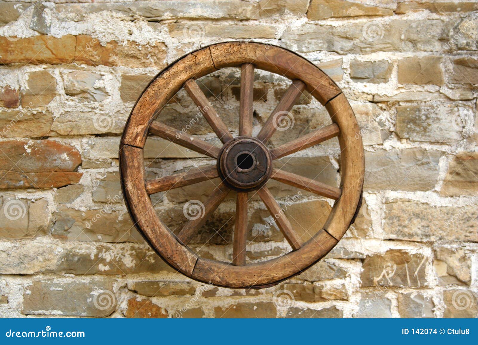 Old wheel stock photo. Image of brick, historical, craftmanship - 142074