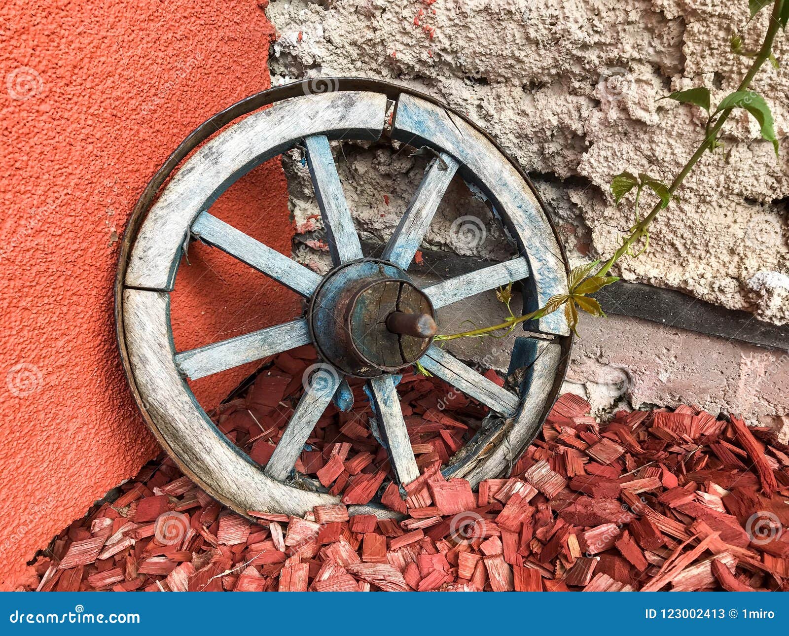 Old wheel stock image. Image of wood, outside, antique - 123002413
