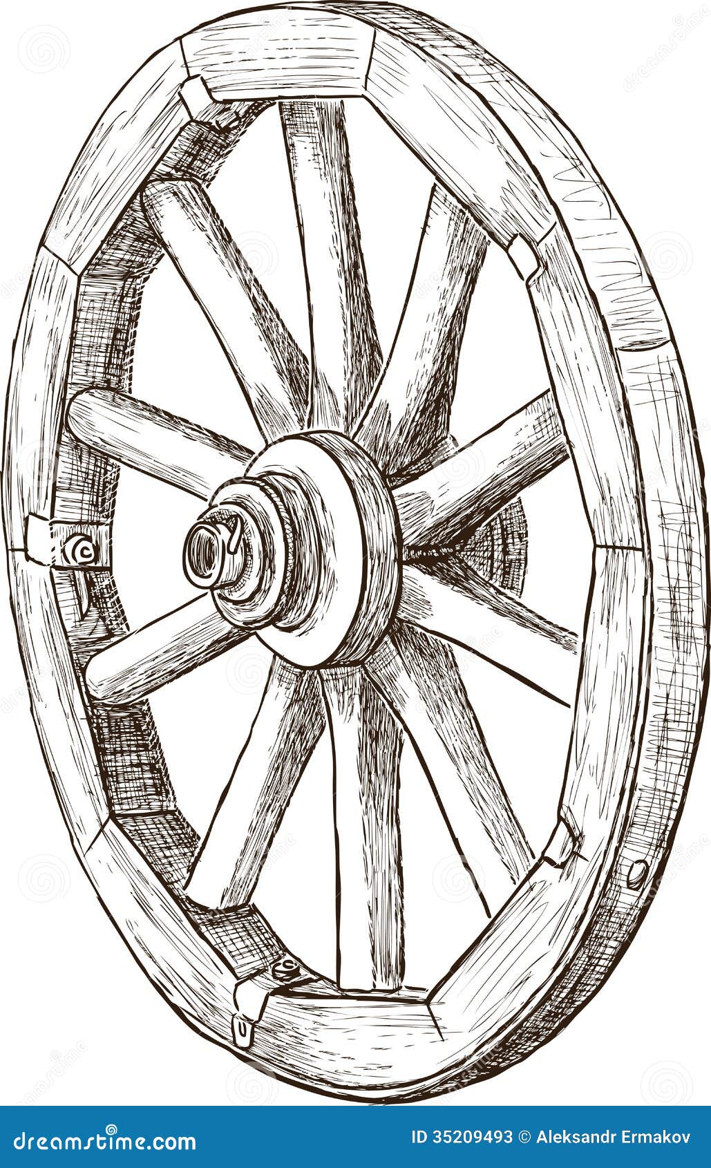 Ancient Wheel Vector