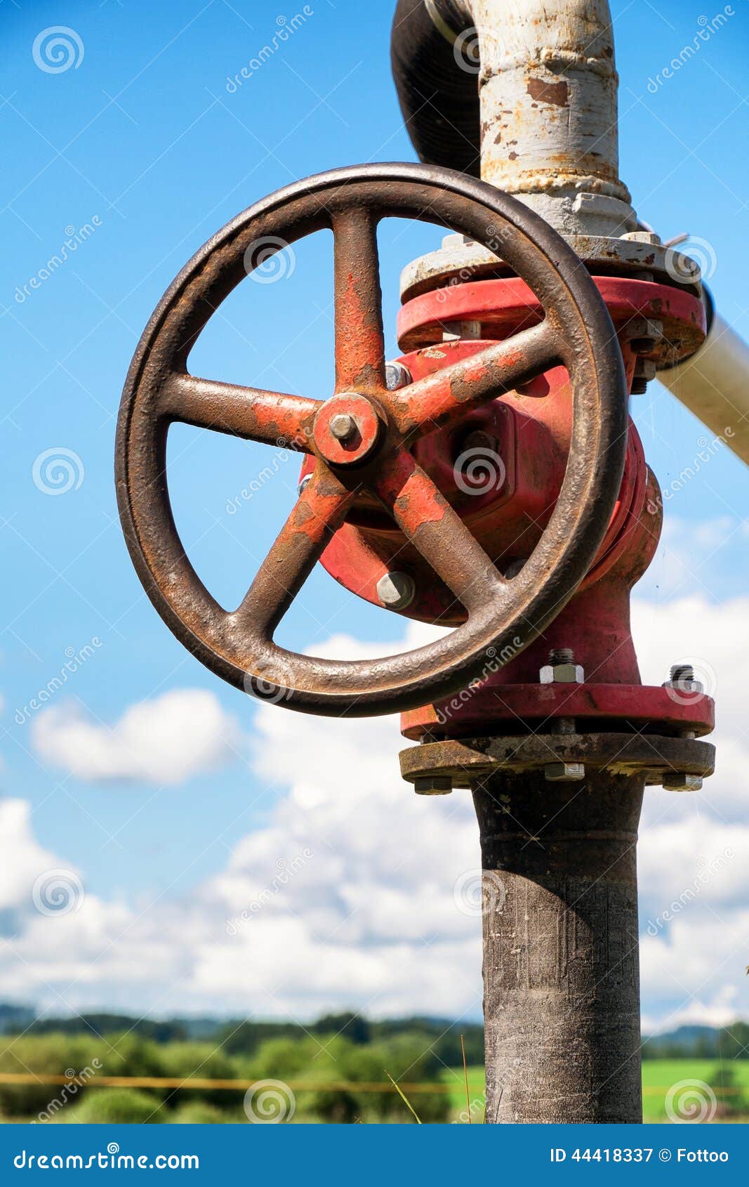Old wheel stock image. Image of pipe, single, tube, turning - 44418337