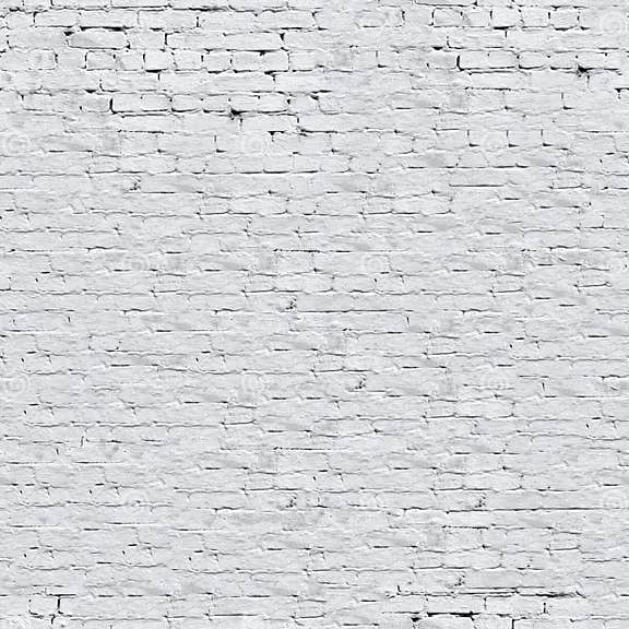 Old White Brick Wall. Seamless Tileable Texture Stock Image - Image of ...