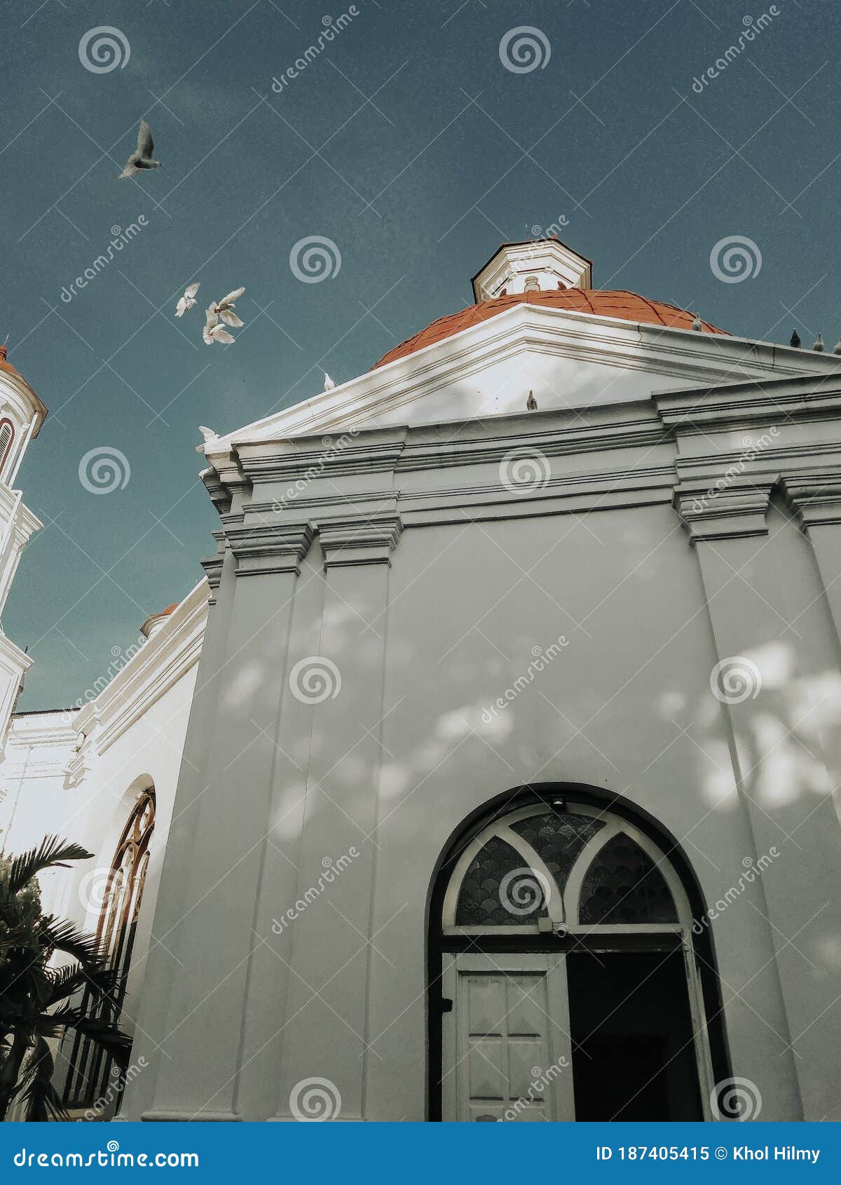 The Old White Building is a Colonial Legacy with a Dove on Top of it ...