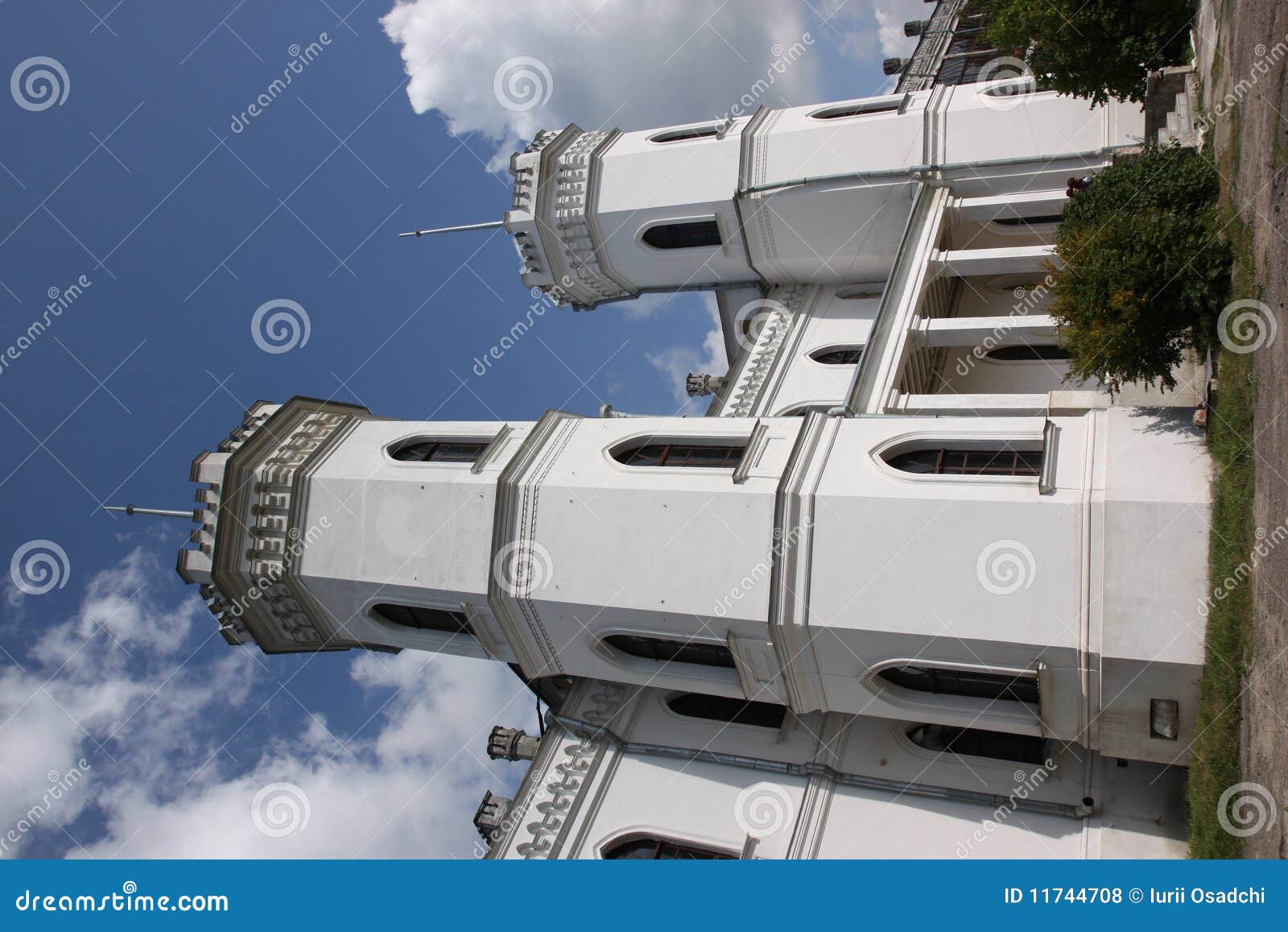 Old white castle stock photo. Image of cloud, beautiful - 11744708