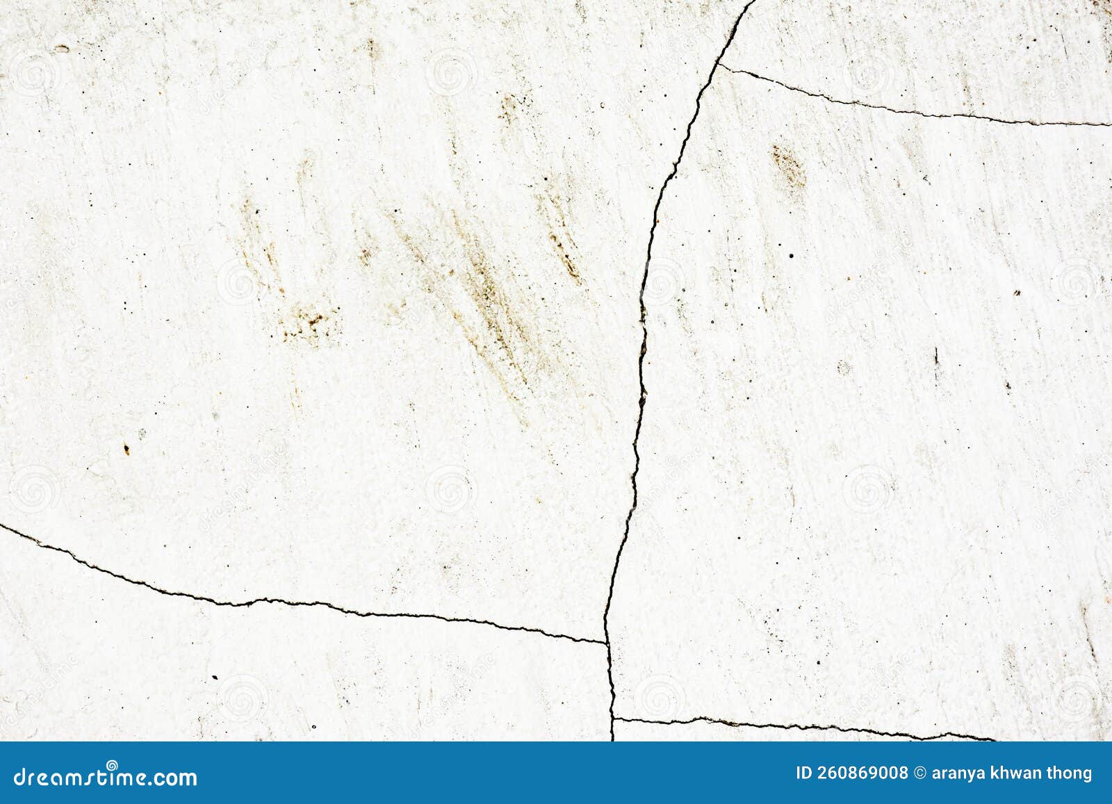 Old White Concrete Wall with Cracks for the Background Stock Photo ...