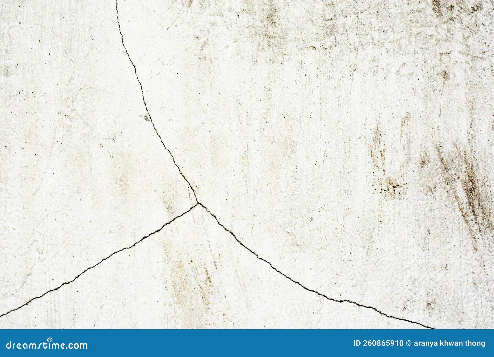 Old White Concrete Wall with Cracks for the Background Stock Photo ...