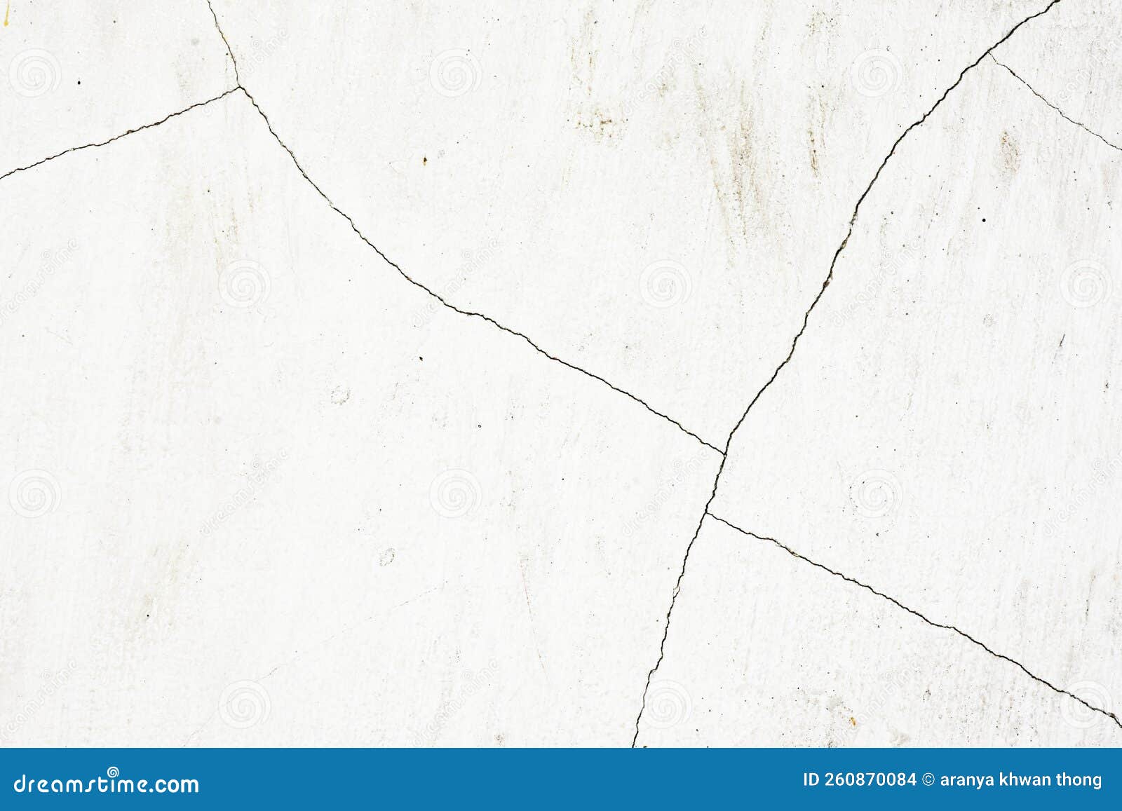 Old White Concrete Wall with Cracks for the Background Stock Photo ...