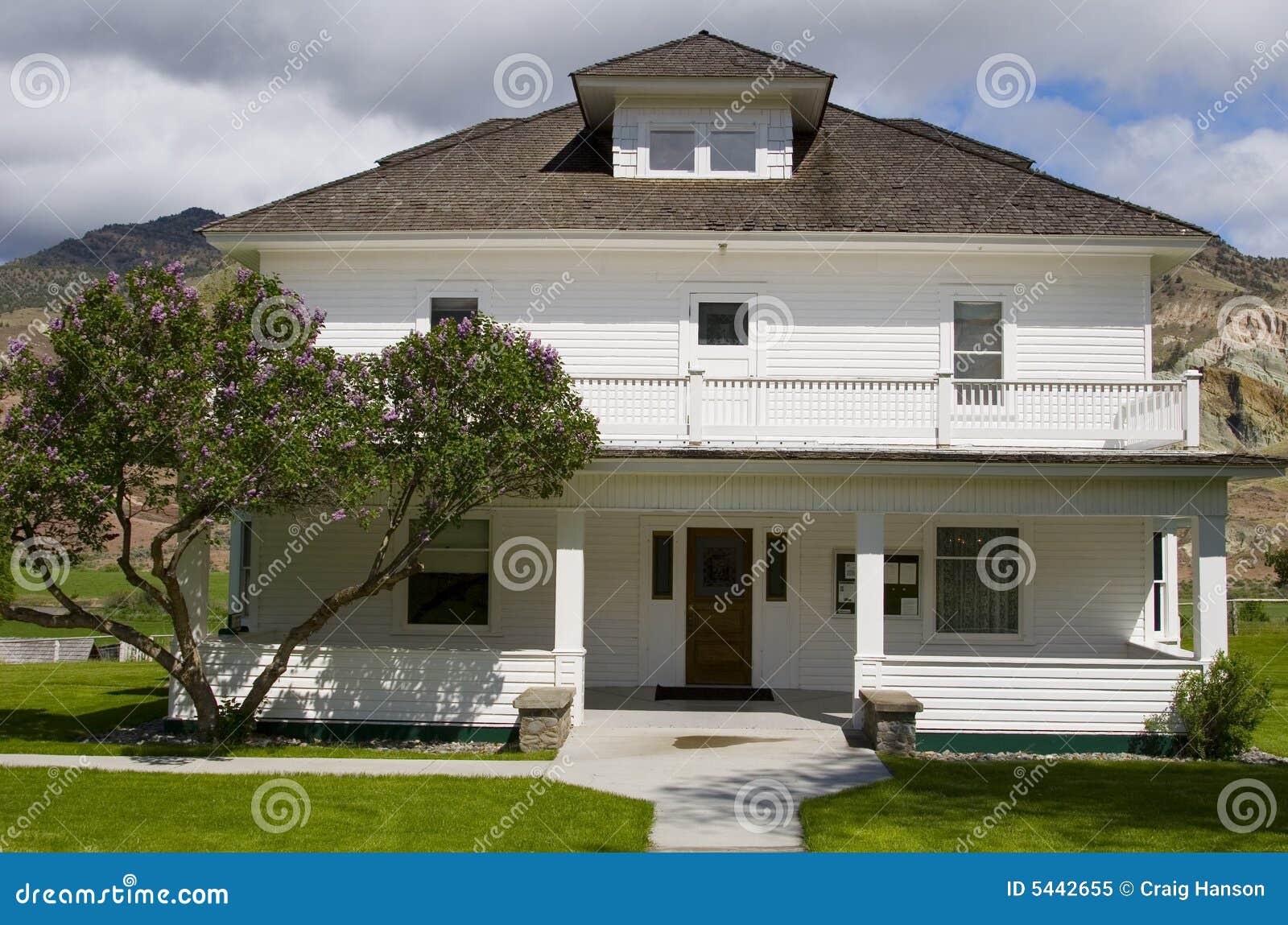 Old White House stock image. Image of wooden, west, historic - 5442655