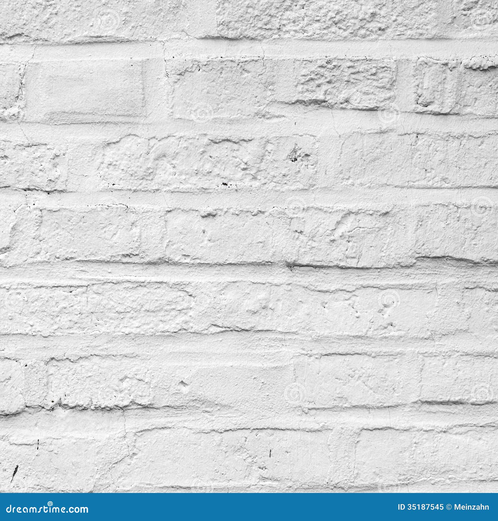 Old white painted bricks stock image. Image of brickwork - 35187545