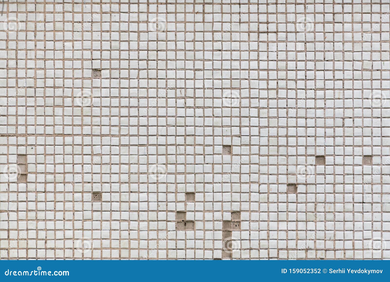 Old White Square Tile with Embossed Squares Stock Photo - Image of wall ...