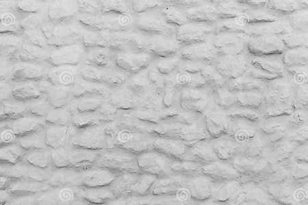 Old White Stone Wall Front View, Background Texture Stock Image - Image ...