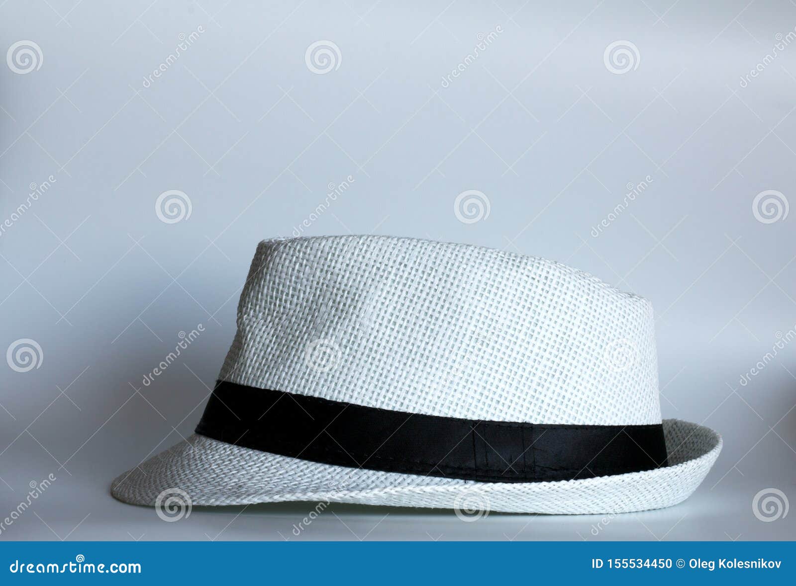 Old white straw men`s hat stock photo. Image of beige - 155534450