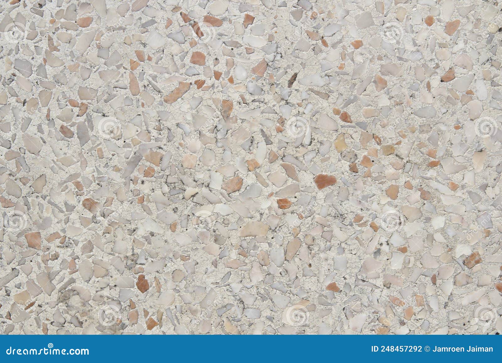 Old White Terrazzo Floor Texture Background Stock Photo - Image of ...