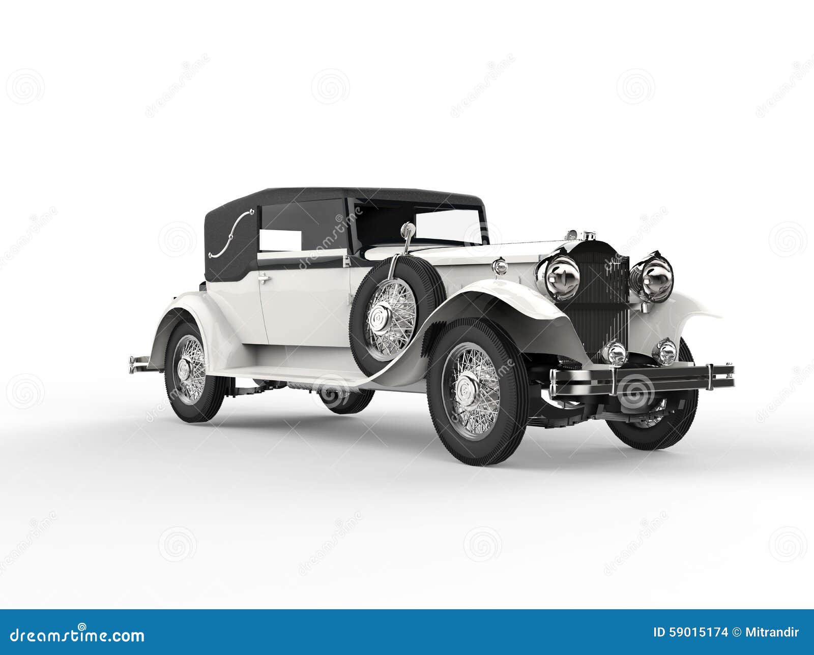 Old white vintage car stock photo. Image of machine, motor - 59015174