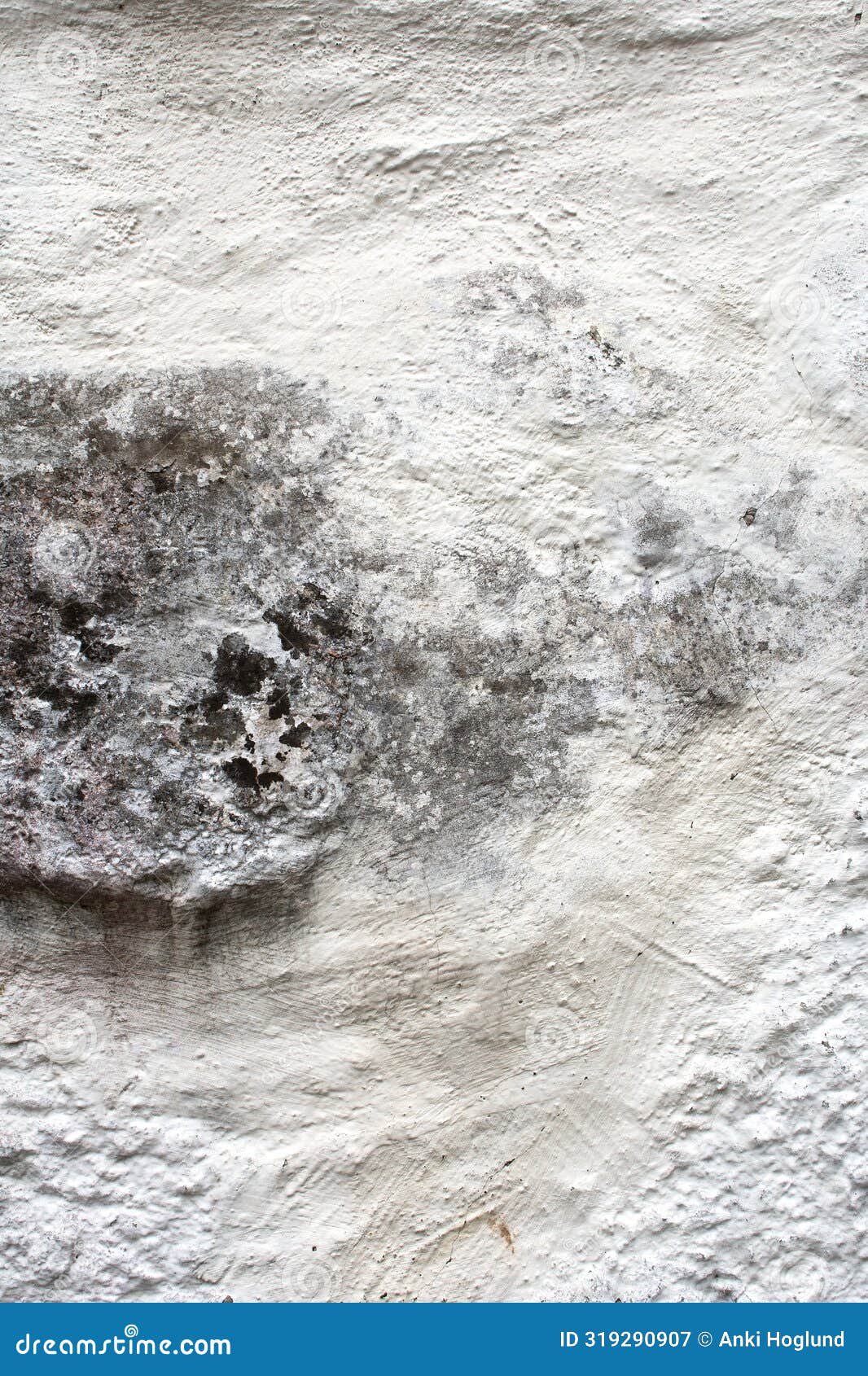 Old White Washed Stone Wall in Closeup Stock Image - Image of ...