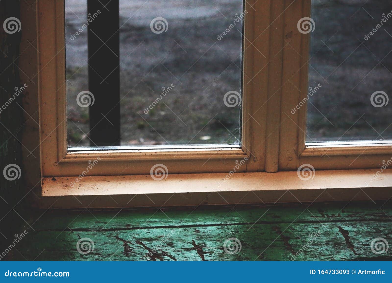 Old White Window Sill Corner with Dust Stock Image - Image of health ...