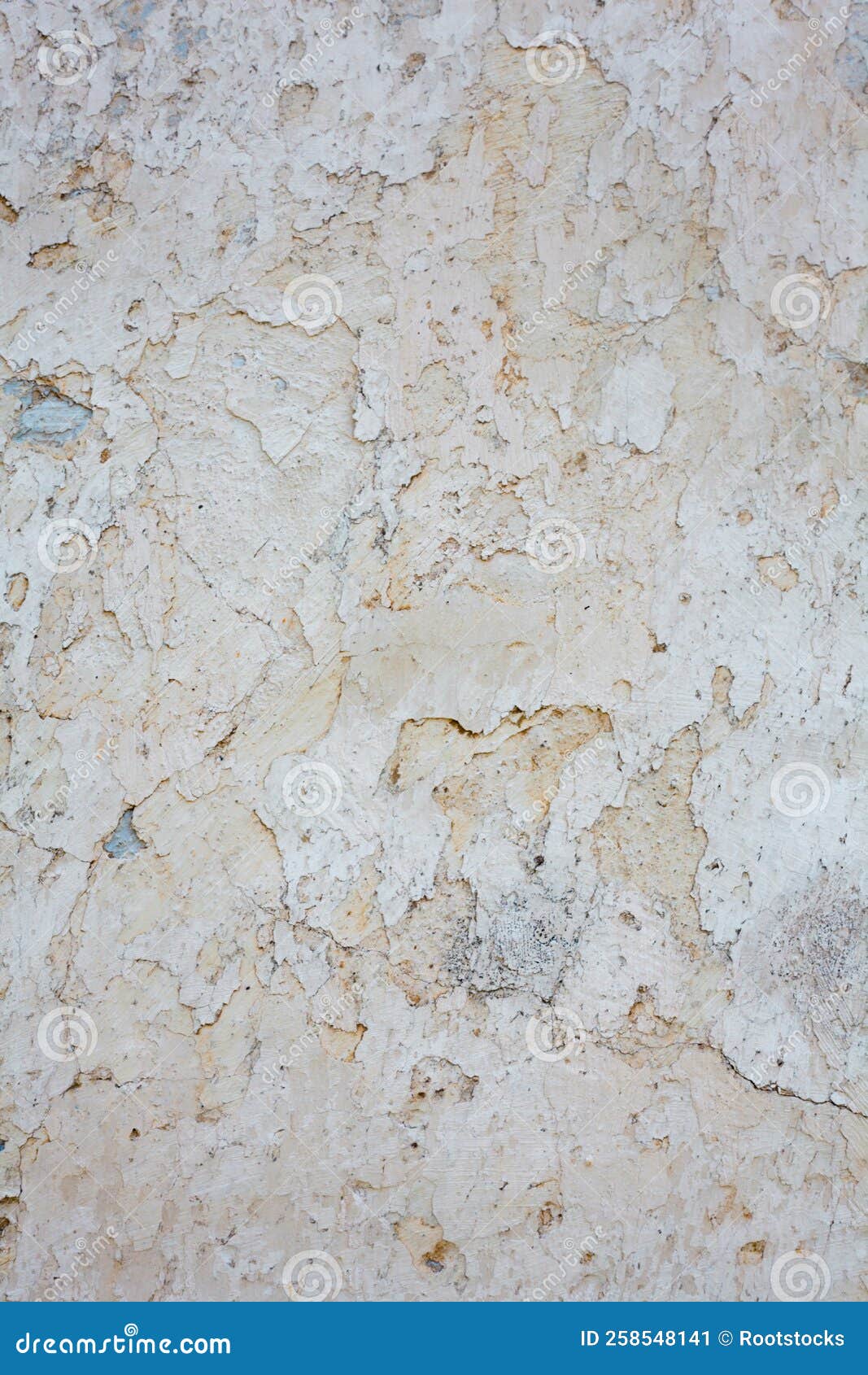 Old Whitewashed Wall with Rich Texture Stock Image - Image of limy ...