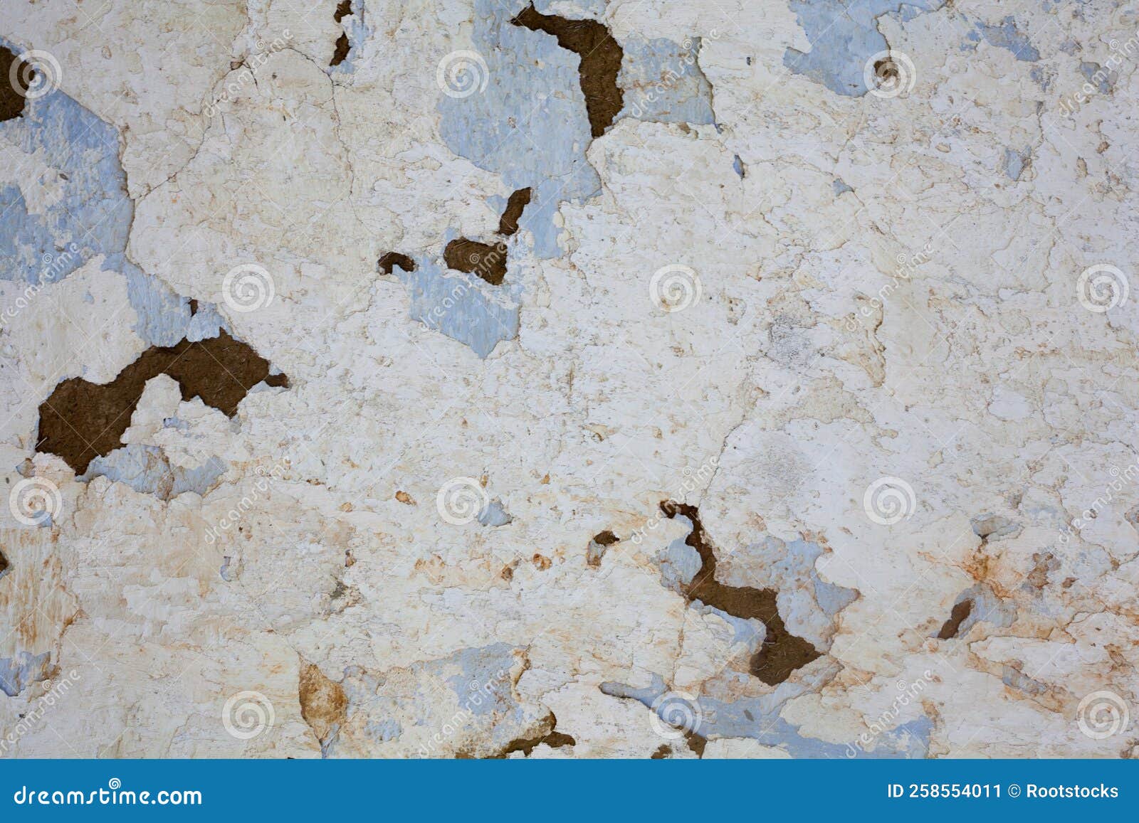 Old Whitewashed Wall with Rich Texture Stock Image - Image of beige ...
