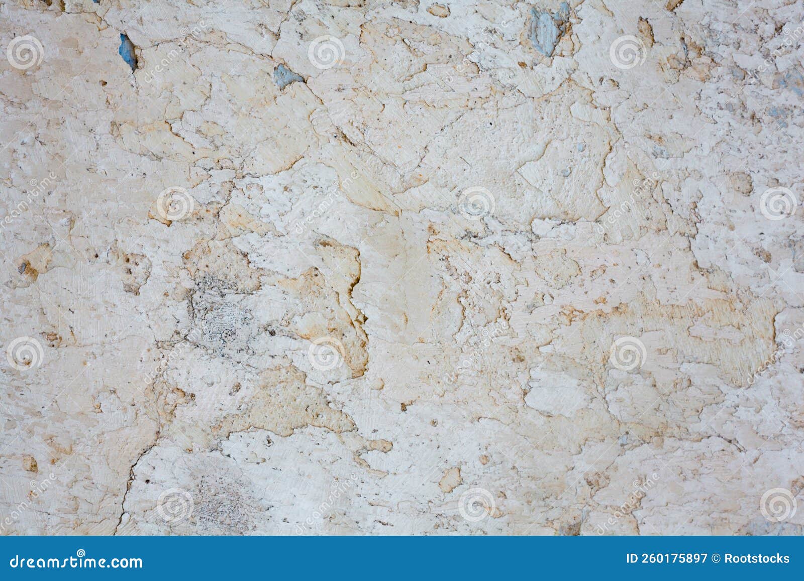 Old Whitewashed Wall with Rich Texture Stock Image - Image of limewater ...
