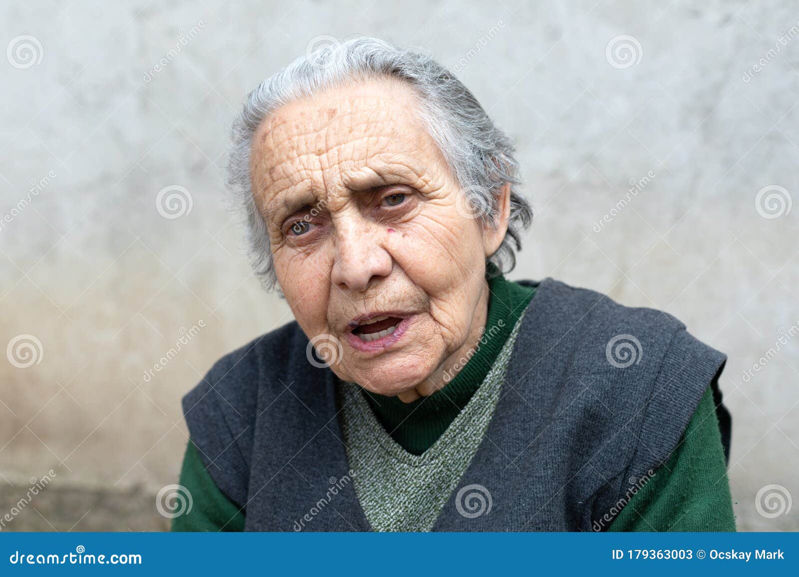 Old widowed woman stock image. Image of aging, nursing - 179363003