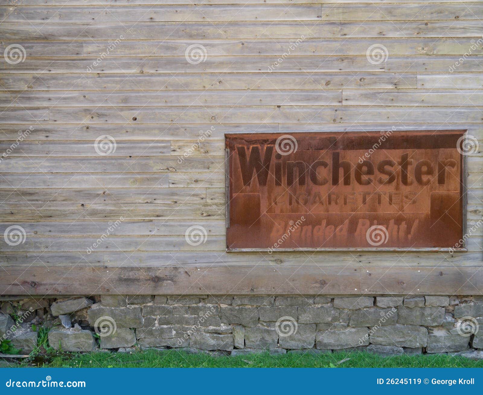 Old Winchester Cigarettes Sign Editorial Stock Image - Image of placard ...