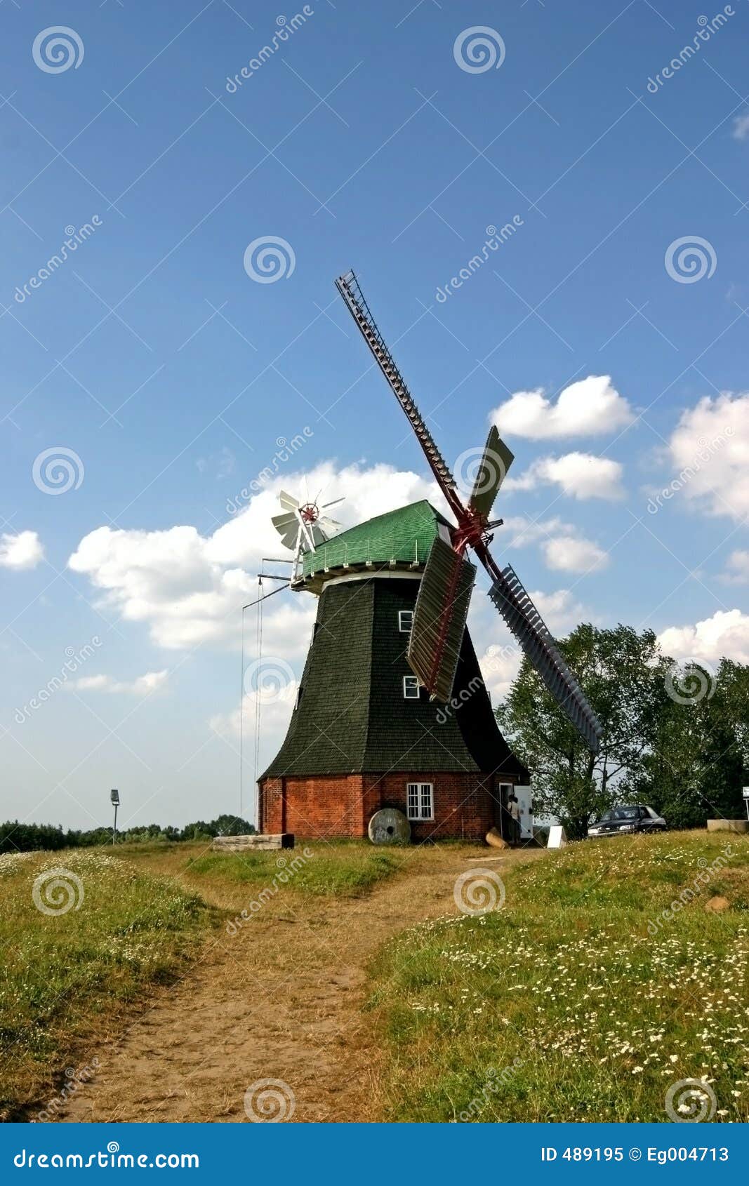 Old Wind Mill stock image. Image of craftsman, nature, relaxing - 489195