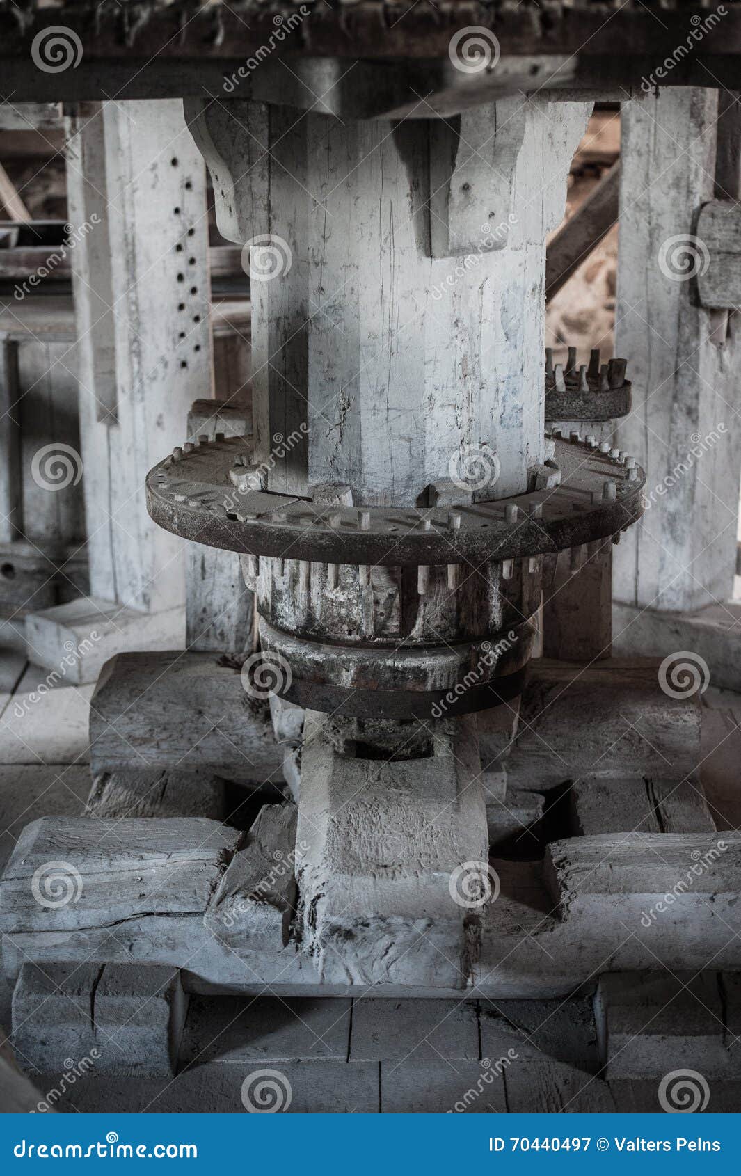 Old wind treadmill stock image. Image of constration - 70440497