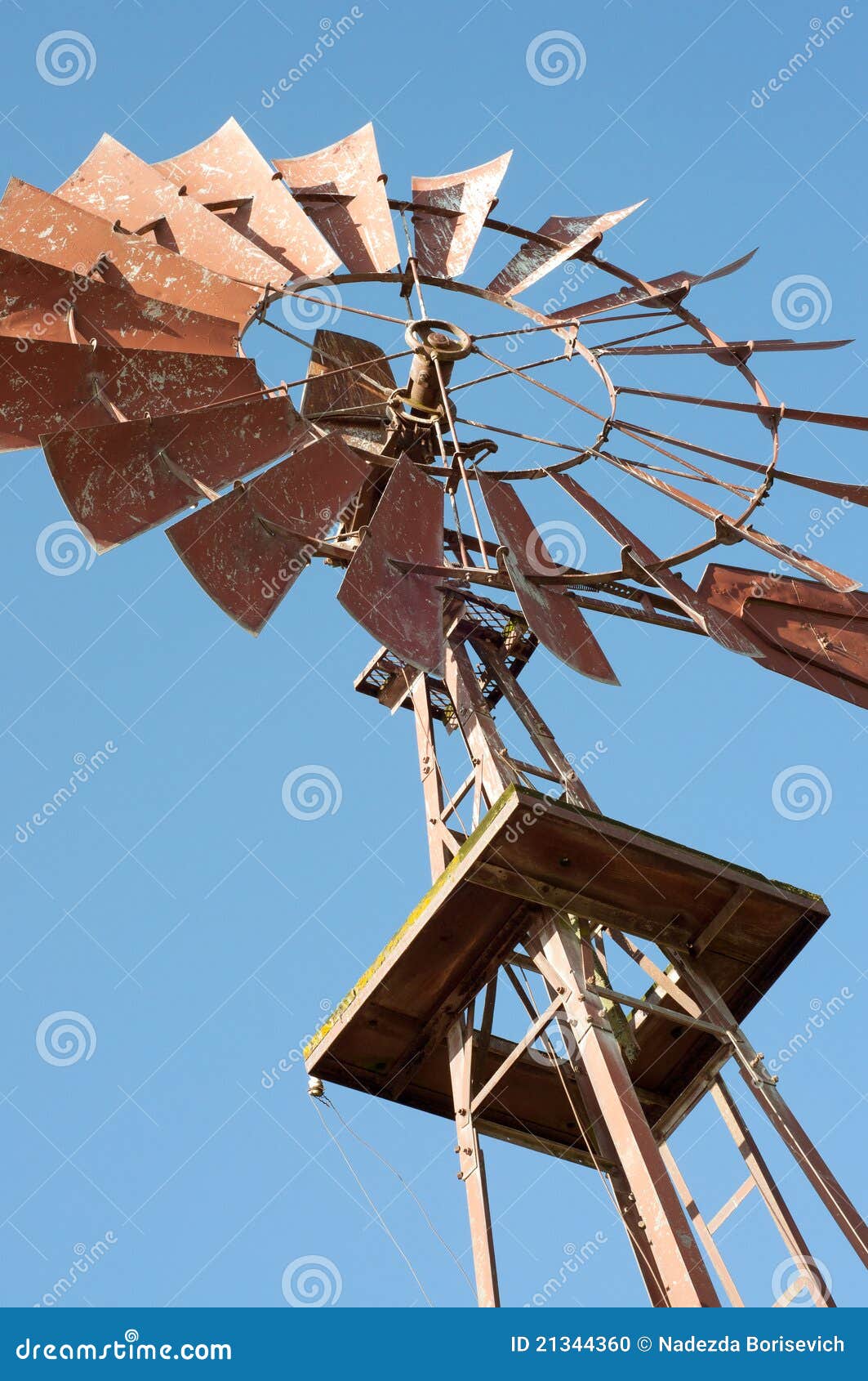 Old Wind Turbine in Olympic Park Stock Photo - Image of generate ...