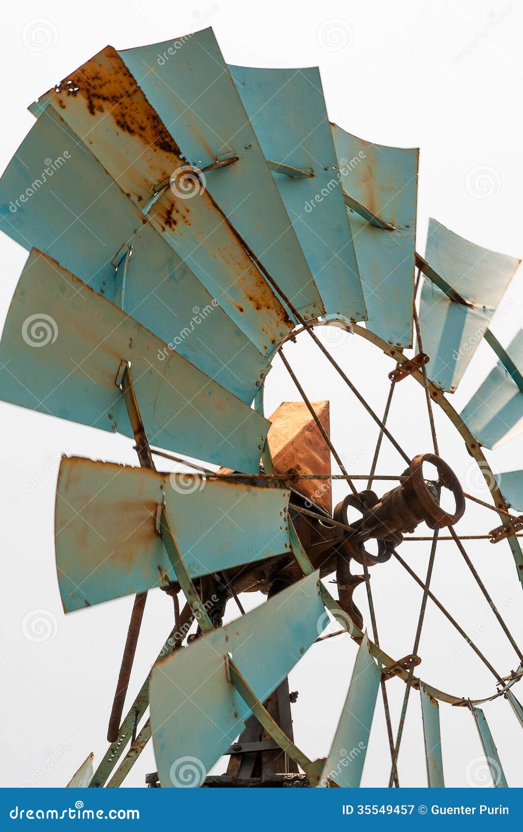 Old Wind-turbine stock image. Image of mill, country - 35549457